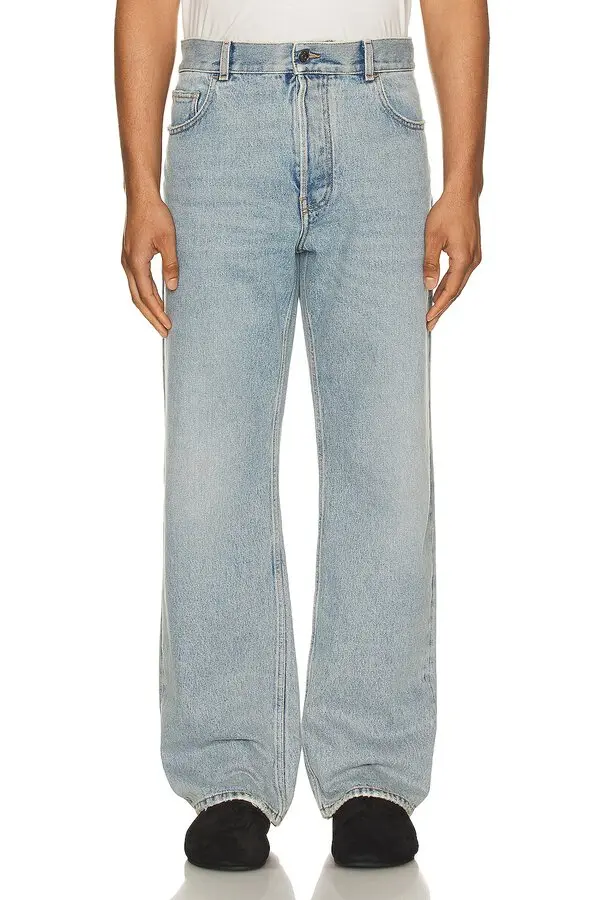 The Row Ross Jean In Denim-Medium - Medium Blue | Editorialist